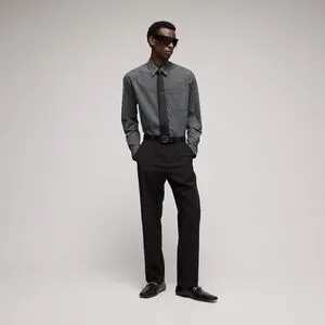 Gucci Check Cotton Lamé Shirt With Embroidery