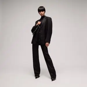 Gucci Pinstripe Wool Silk Jacket