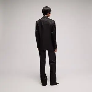 Gucci Pinstripe Wool Silk Jacket