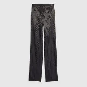 Gucci Pinstripe Wool Silk Pants