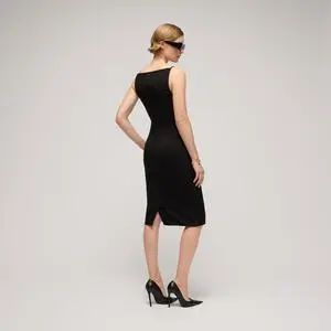 Gucci Fine Silk Faille Dress With Tag