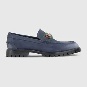 Gucci Loafer With Horsebit And Lug Sole Suede