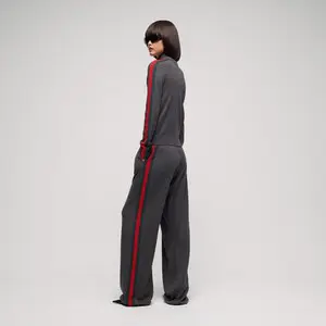 Gucci Fine Wool Leisure Pants With Web