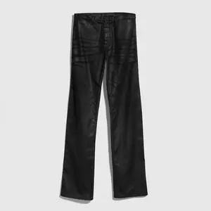 Gucci Coated Cotton Twill Denim Pants With Web
