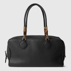 Gucci Boston Bag With Bamboo Leather Handles