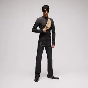 Gucci Cotton Viscose Jacket With Python Effect