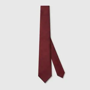 Gucci Silk Jacquard Tie - Red