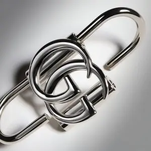 Gucci Key Chain With Double G Metal