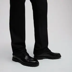 Gucci Lace-up Ankle Boot With Web Leather