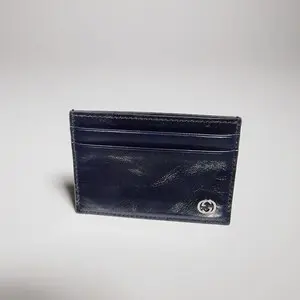 Gucci Card Case With Interlocking G Leather