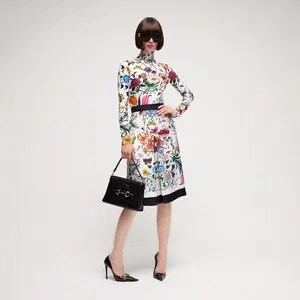 Gucci Printed Nylon Jersey Turtleneck Top Ready-to-wear