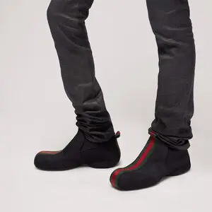 Gucci Drip Mid-high Top Sneaker - Black