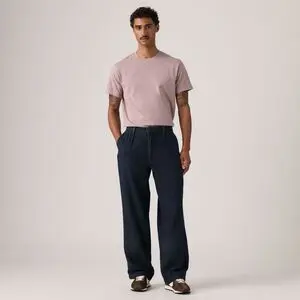 LEVI'S Xx Chino Baggy Pleated Herringbone Pants - Refined Rugged Herringbone