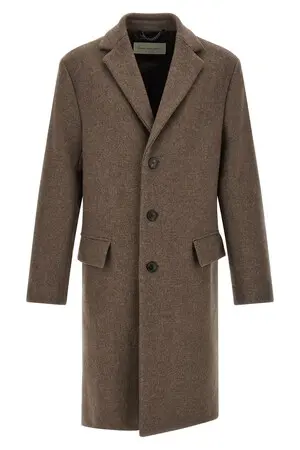 DRIES VAN NOTEN DRIES VAN NOTEN Rustic Wool Blend Coat