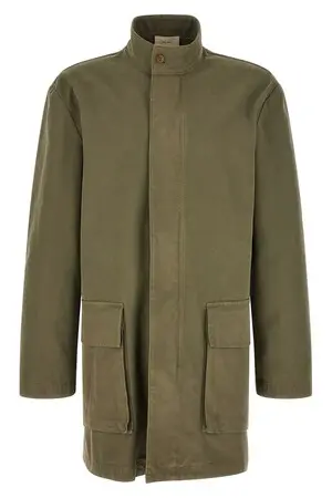 THE ROW Simeau Cotton Canvas Coat