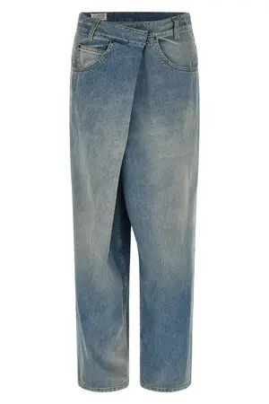 MAISON MARGIELA Wrap' Asymmetric Closure Jeans
