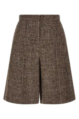 Agnona Amanda' Bermuda Shorts - Brown