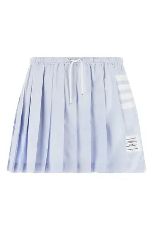 Thom Browne 4-bar Oxford Pleated Mini Skirt
