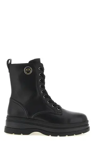 Pinko Eva 05' Lace-up Ankle Boots - Black