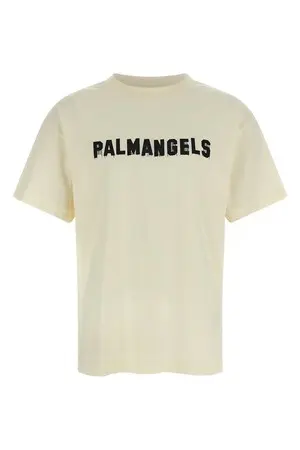 Palm Angels Logo Print T-shirt - White