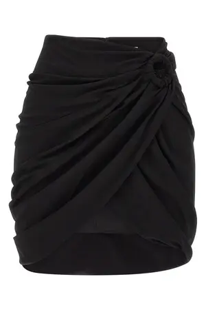 Isabel Marant Étoile Sabrina' Skirt With Asymmetrical Draping - Black