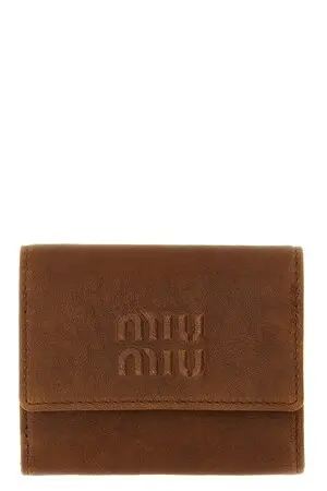Miu Miu Embossed Logo Wallet