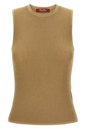 Max Mara Mstsante' Top - Gold