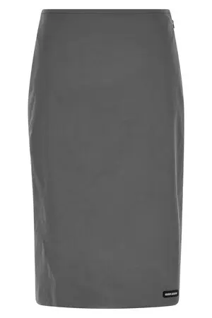 Miu Miu Sheath Skirt - Gray