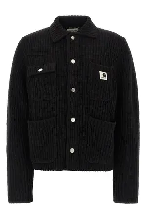 Carhartt Work In Progress Michigan Sweater' Cardigan - Black