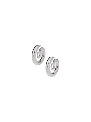 PANCONESI Serpent Earrings - Silver
