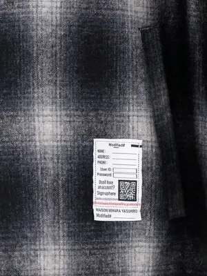 Mihara Yasuhiro Plaid Wool Shirt