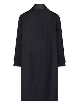 Bottega Veneta Coat In Wool And Silk Blend