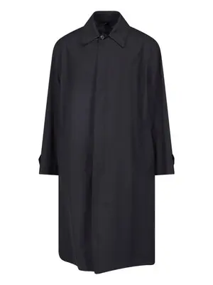 Bottega Veneta Coat In Wool And Silk Blend