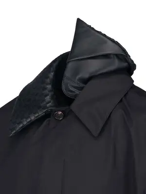 Bottega Veneta Coat In Wool And Silk Blend