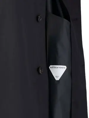 Bottega Veneta Coat In Wool And Silk Blend