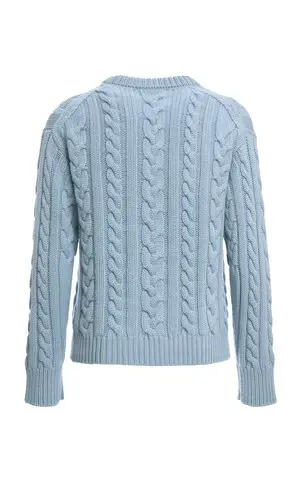 Malo Luxury Cashmere Crewneck Sweater - Blue