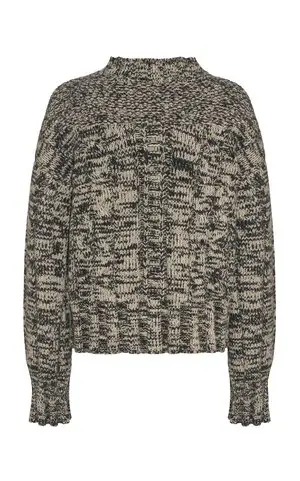 Malo Virgin Wool-cashmere Mock Turtleneck Sweater