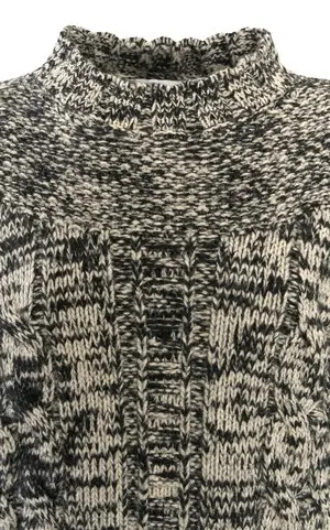 Malo Virgin Wool-cashmere Mock Turtleneck Sweater