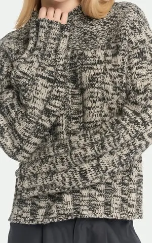 Malo Virgin Wool-cashmere Mock Turtleneck Sweater