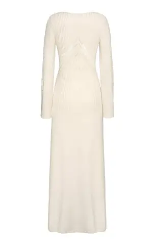 Malo Pointelle Maxi Dress