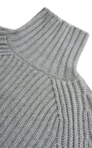 Malo Ribbed Raglan Cashmere Turtleneck