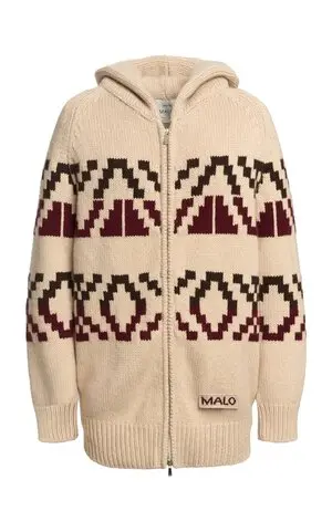 Malo Origins Cashmere Zip Bomber Jacket - Multi