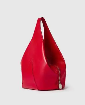 Stella McCartney Appaloosa Whipstitch Medium Bucket Bag