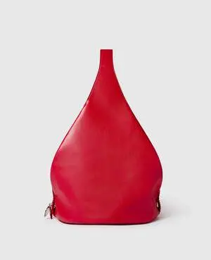 Stella McCartney Appaloosa Whipstitch Medium Bucket Bag