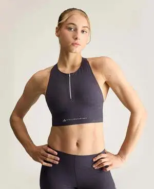 Stella McCartney Adidas Running Floral Lace Crop Top