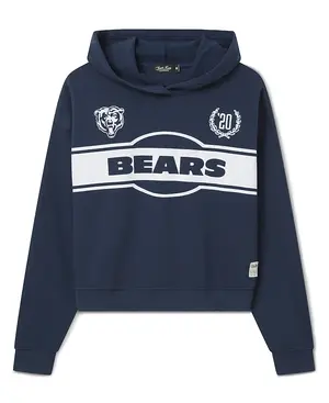 Junk Food Clothing Chicago Bears Oversized Crop Hoodie