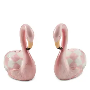 MACKENZIE-CHILDS Flamingo Salt & Pepper Shaker Set