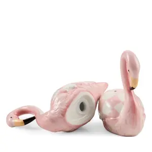 MACKENZIE-CHILDS Flamingo Salt & Pepper Shaker Set