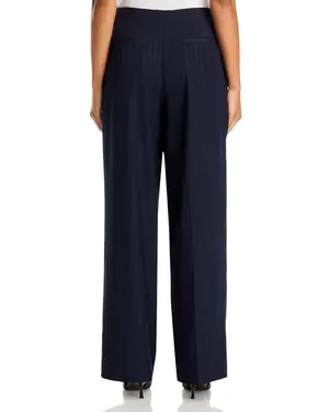 Aqua High Rise Pleated Wide Leg Pants Exclusive