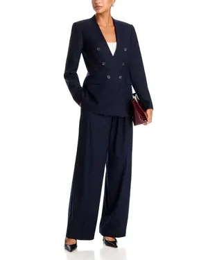 Aqua High Rise Pleated Wide Leg Pants Exclusive